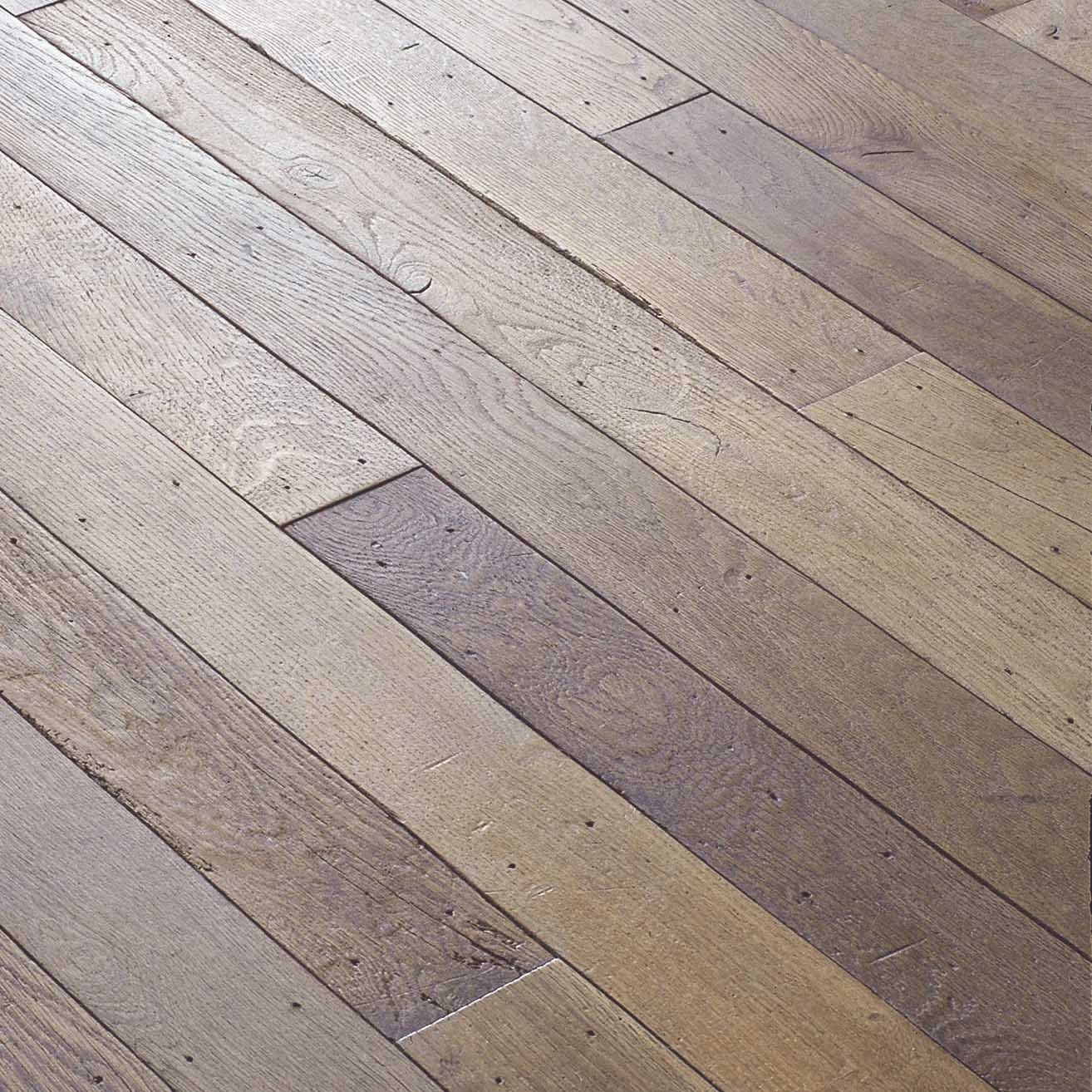 Antique oak parquet strip flooring - Piet Jonker