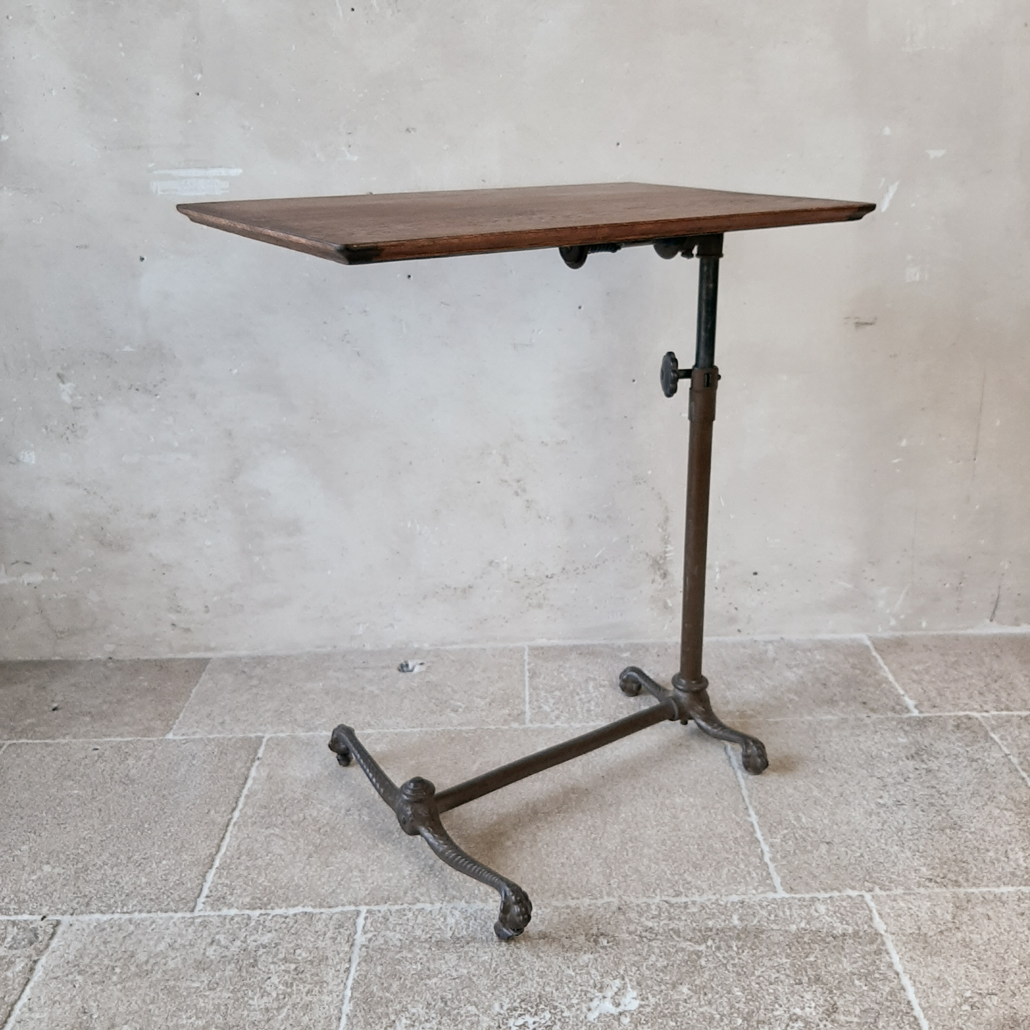 Antique side table 'Sideway table' - Piet Jonker
