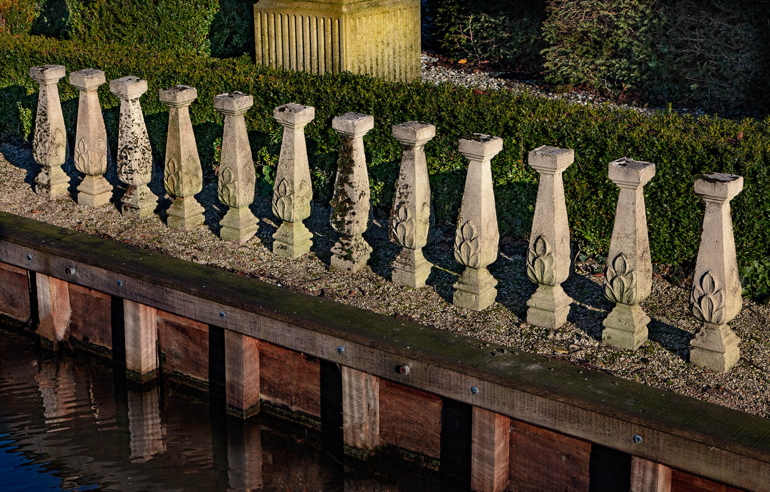 A set of 24 composition stone balusters - Piet Jonker