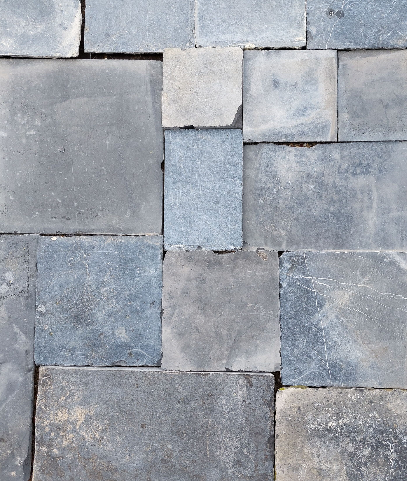 Antique Belgium Bluestone church floor - Piet Jonker