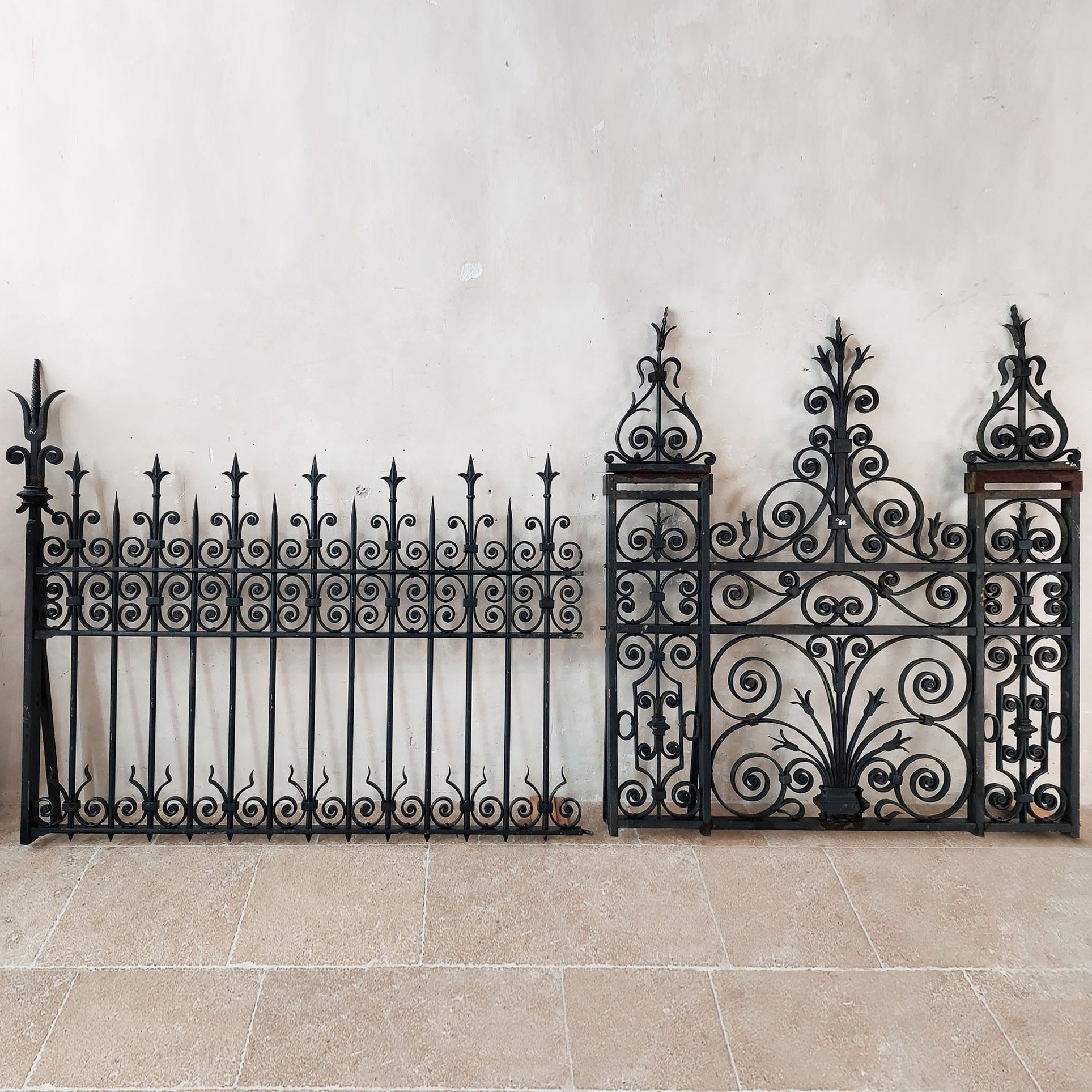 19th century wrought iron fencing - Piet Jonker