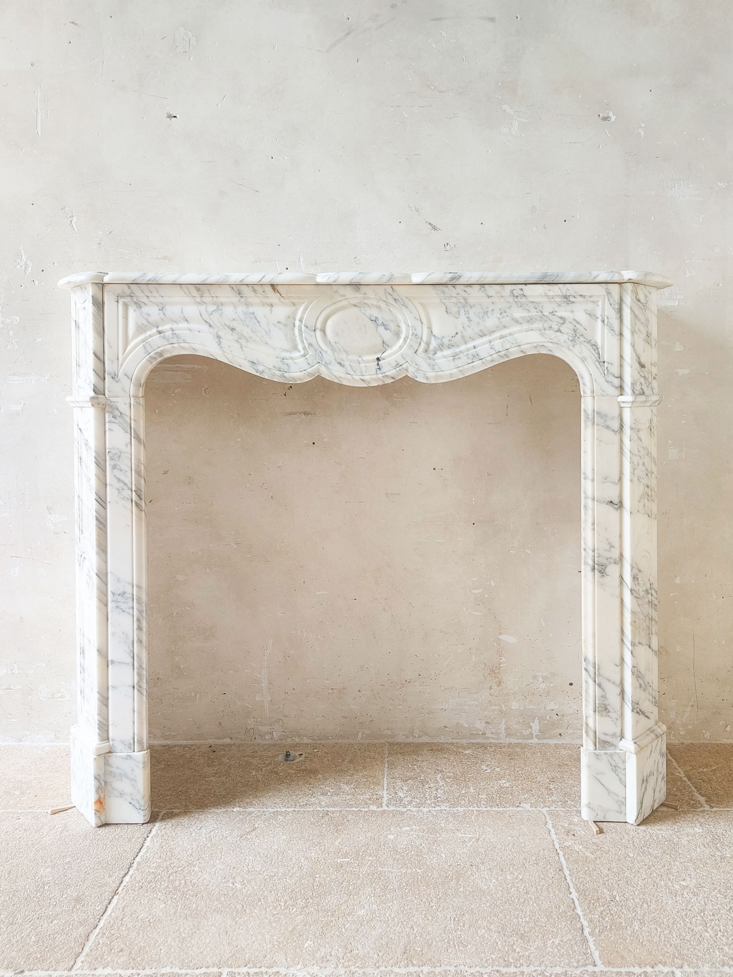 Antique French marble fireplace - Piet Jonker