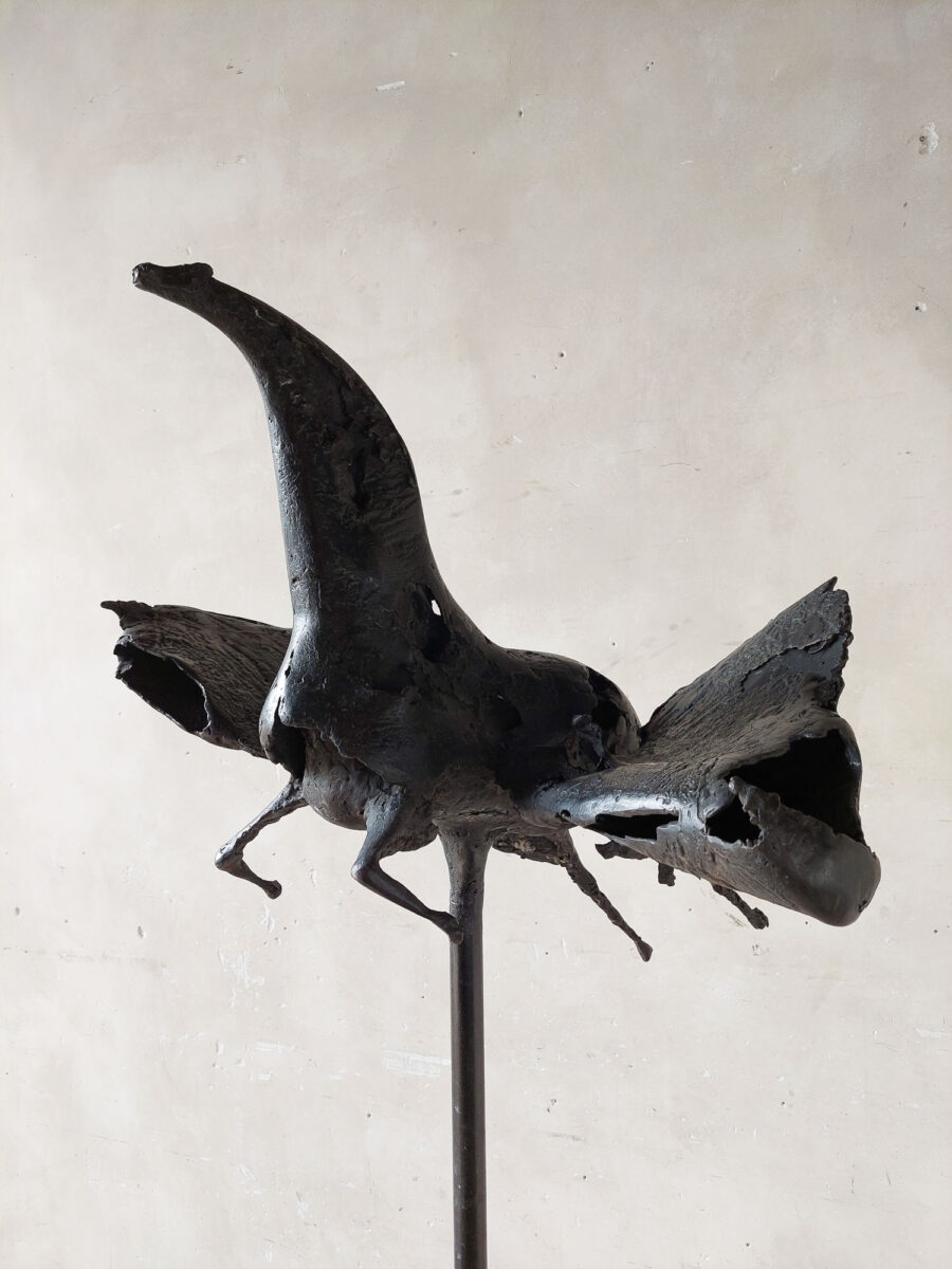 Unique cire perdue bronze Pegasus by Toon Slegers - Piet Jonker