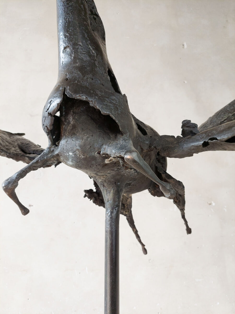 Unique cire perdue bronze Pegasus by Toon Slegers - Piet Jonker