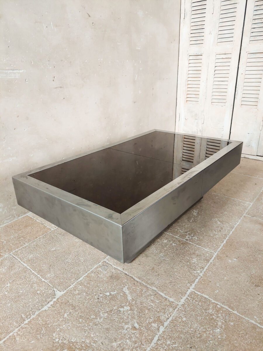 Italian Mid-century Willy Rizzo cocktail table or coffee table from the ...