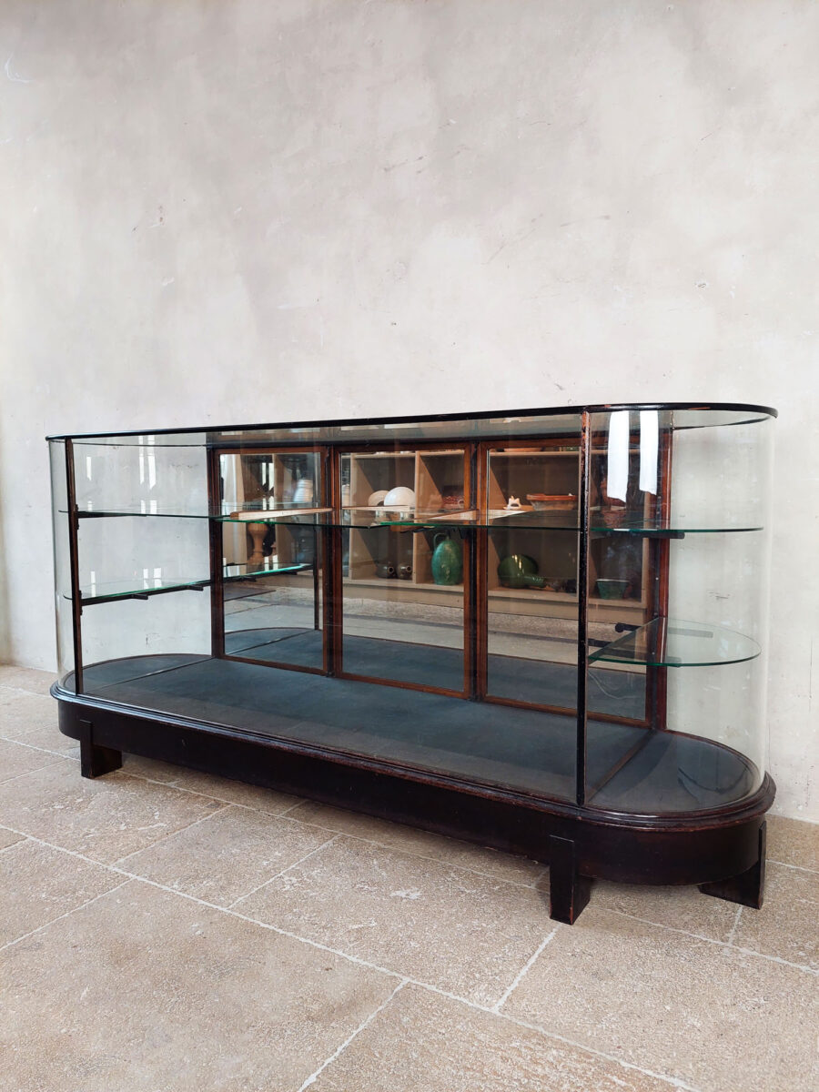 Chic antique counter display cabinet - Piet Jonker