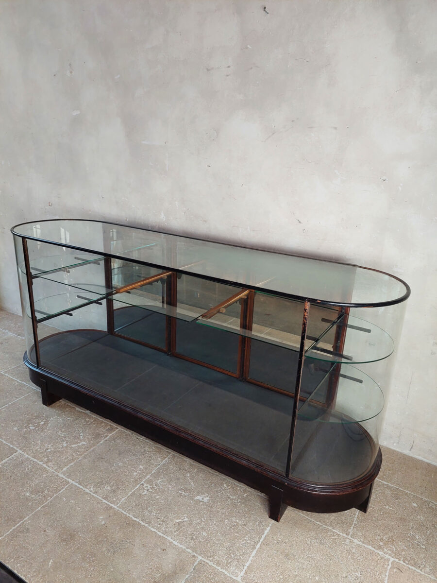 Chic antique counter display cabinet - Piet Jonker