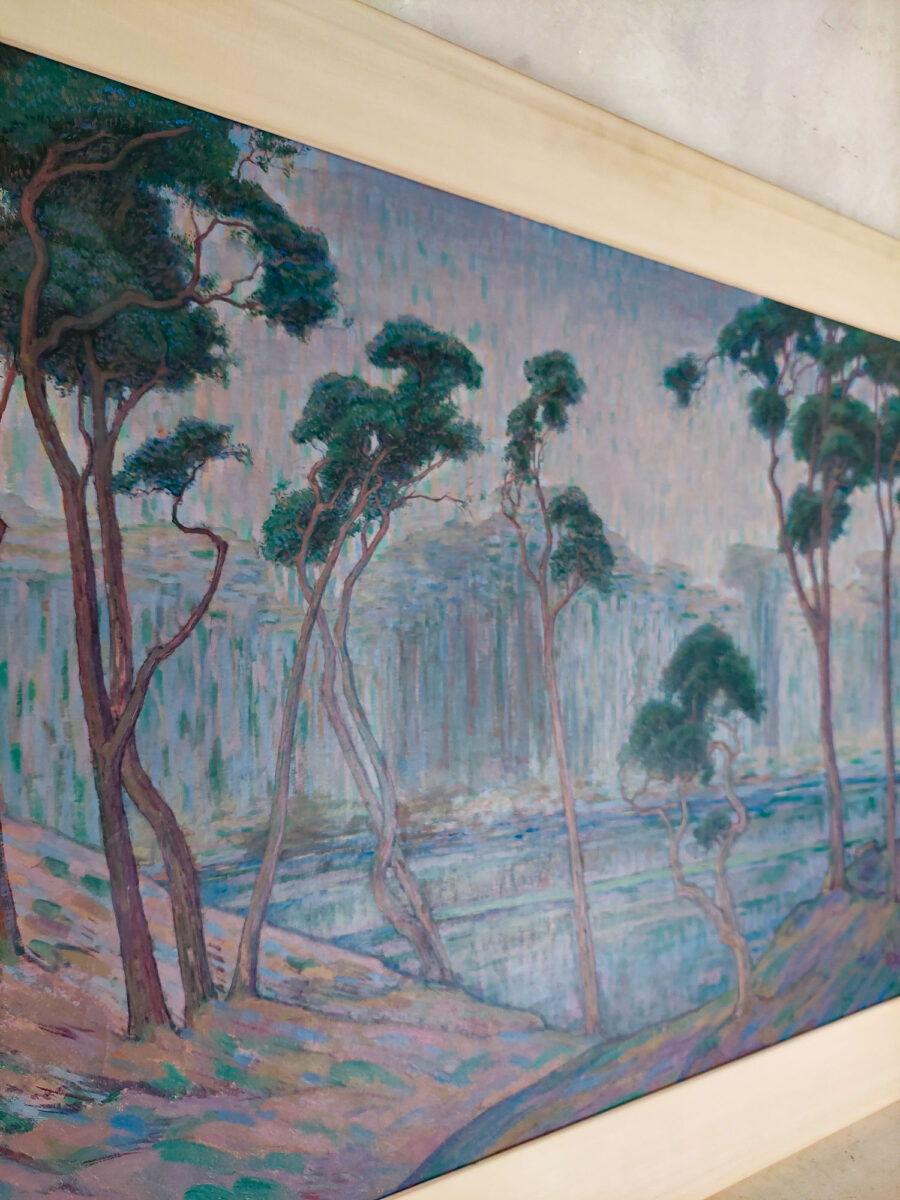 Oil on canvas, Bosven by Simon Moulijn 1924 - Piet Jonker