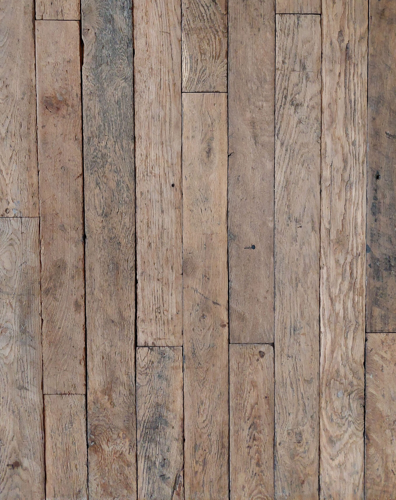 Antique oak strip parquet - Piet Jonker
