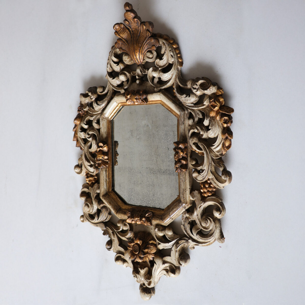 18th-century Dutch Baroque mirror – small size - Piet Jonker