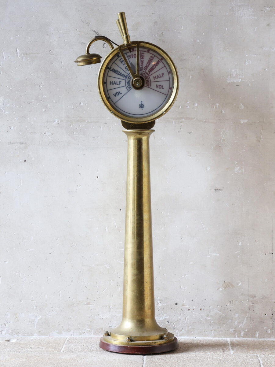 Antique Dutch ship’s telegraph made of solid copper - Piet Jonker