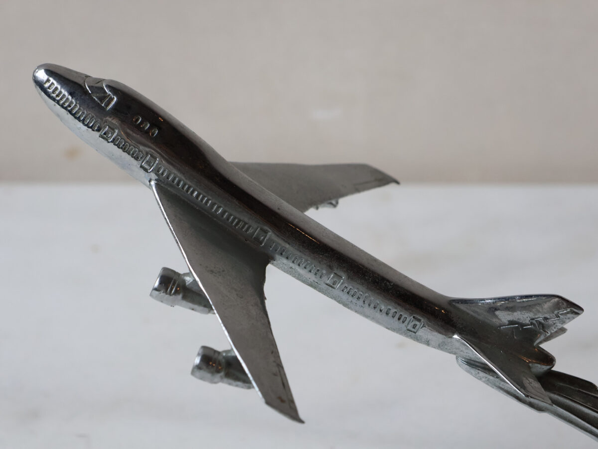 Vintage desk airplane model - Boeing 747 - Piet Jonker
